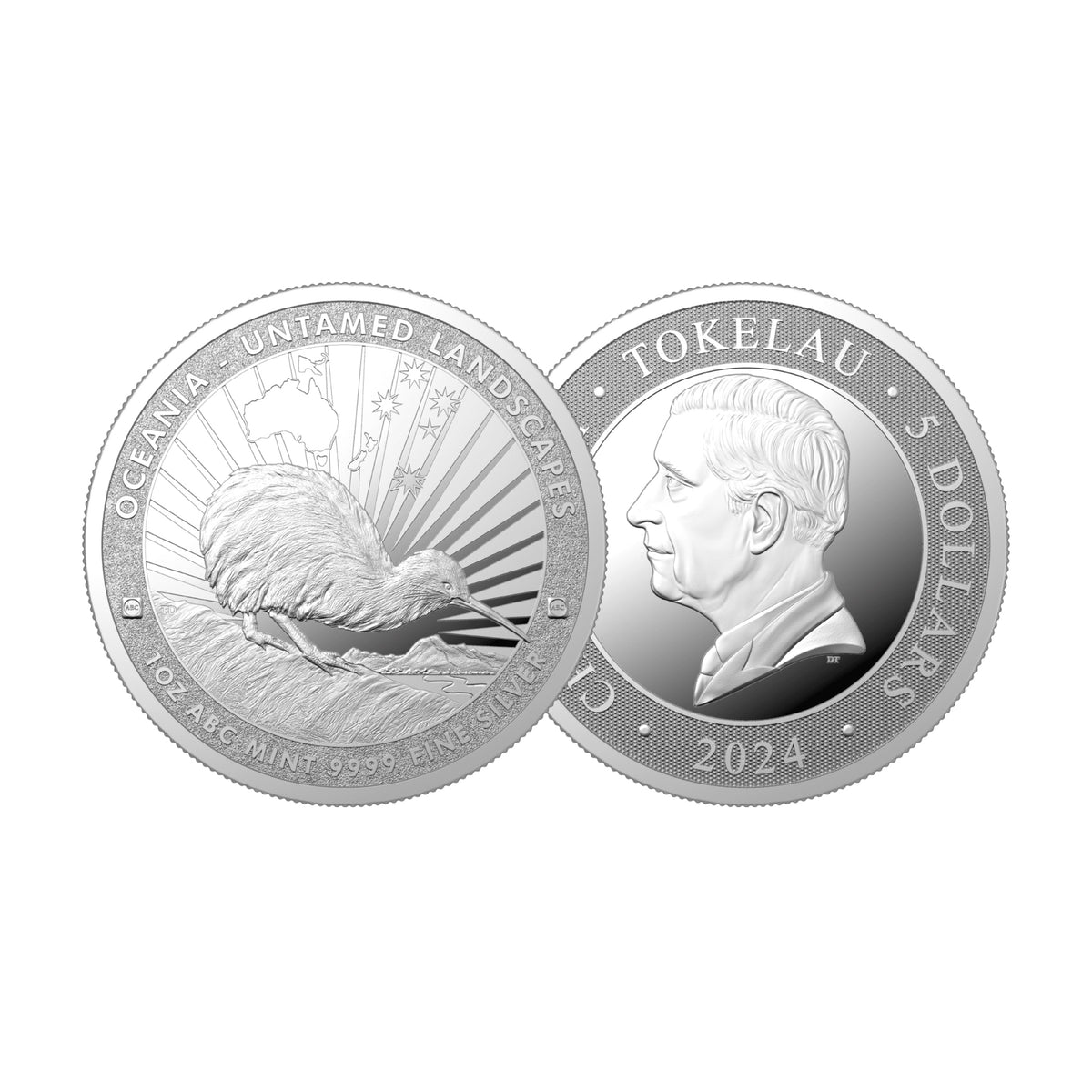 2024 ABC Bullion Mint Untamed Landscapes The Kiwi Silver Coin - 1oz ...