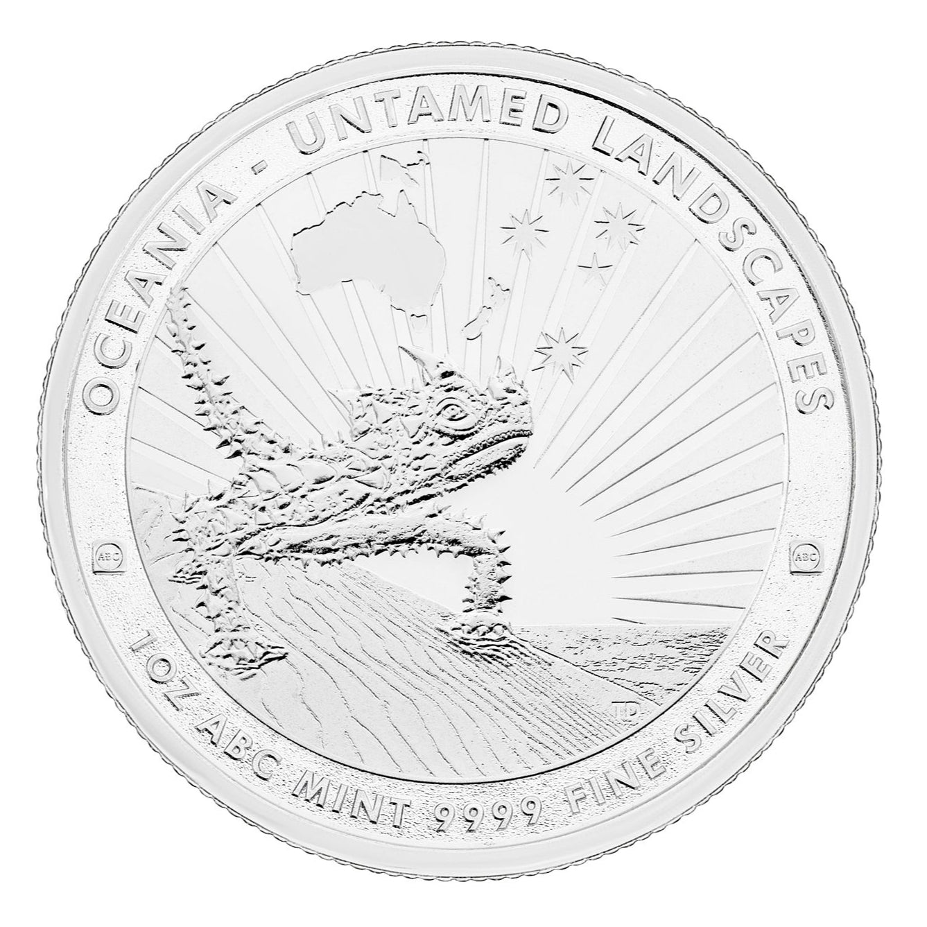 Home 2025 ABC Bullion Mint Untamed Landscapes Thorny Lizard Silver Coin ...