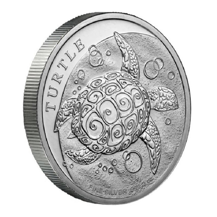 Home Shop New Zealand Mint Precious Metals 2024 Niue Hawksbill Turtle Silver Coin - 2oz