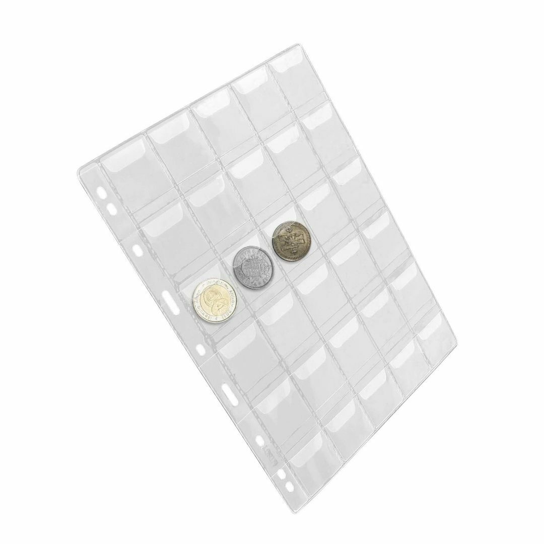 30 Pocket Coin Album Pages for Coin Storage — Bulk Bullion