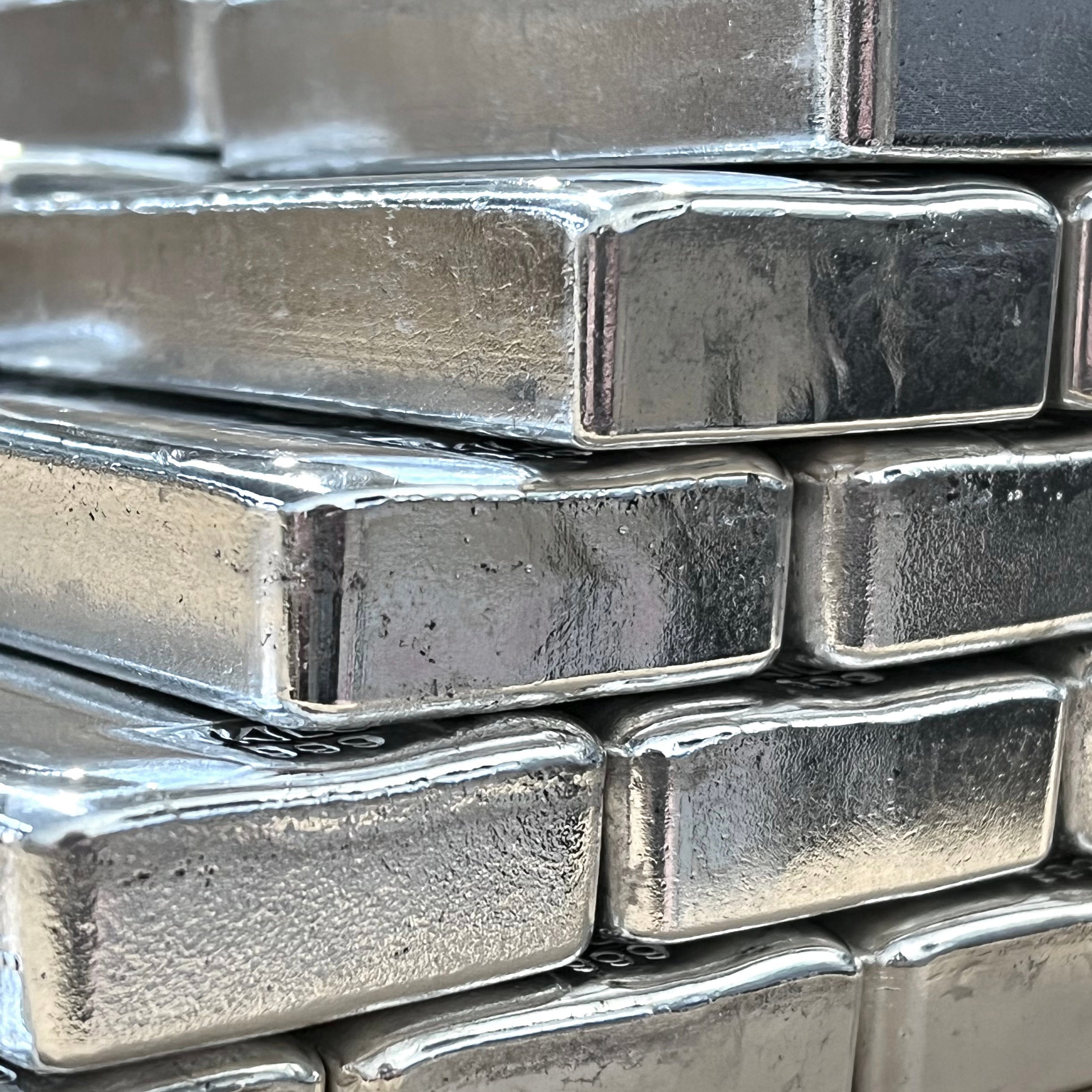 Locally Produced Cast Silver Bullion Bar - 100g — Bulk Bullion
